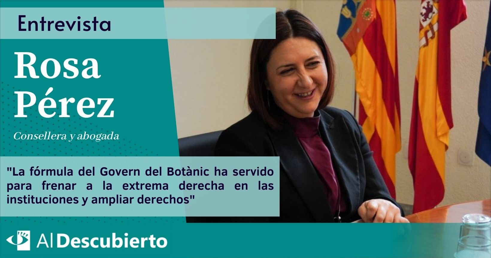 Rosa Pérez: "La fórmula del Govern del Botànic ha servido para frenar a ...